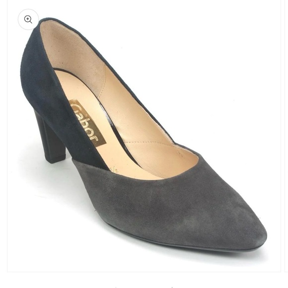 Gabor | Shoes | Gabor Charcoal Suede Womens Heels | Poshmark